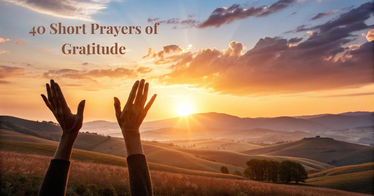 40 Short Prayers of Gratitude